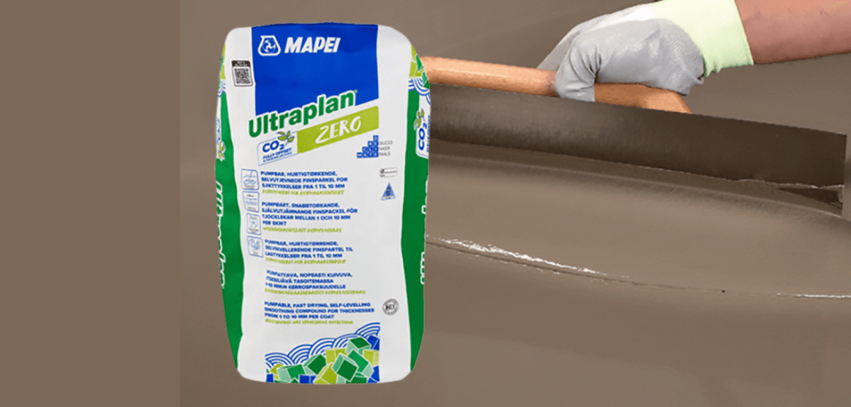 Mapei lanserar Ultraplan Zero - Järn Bygg Färg